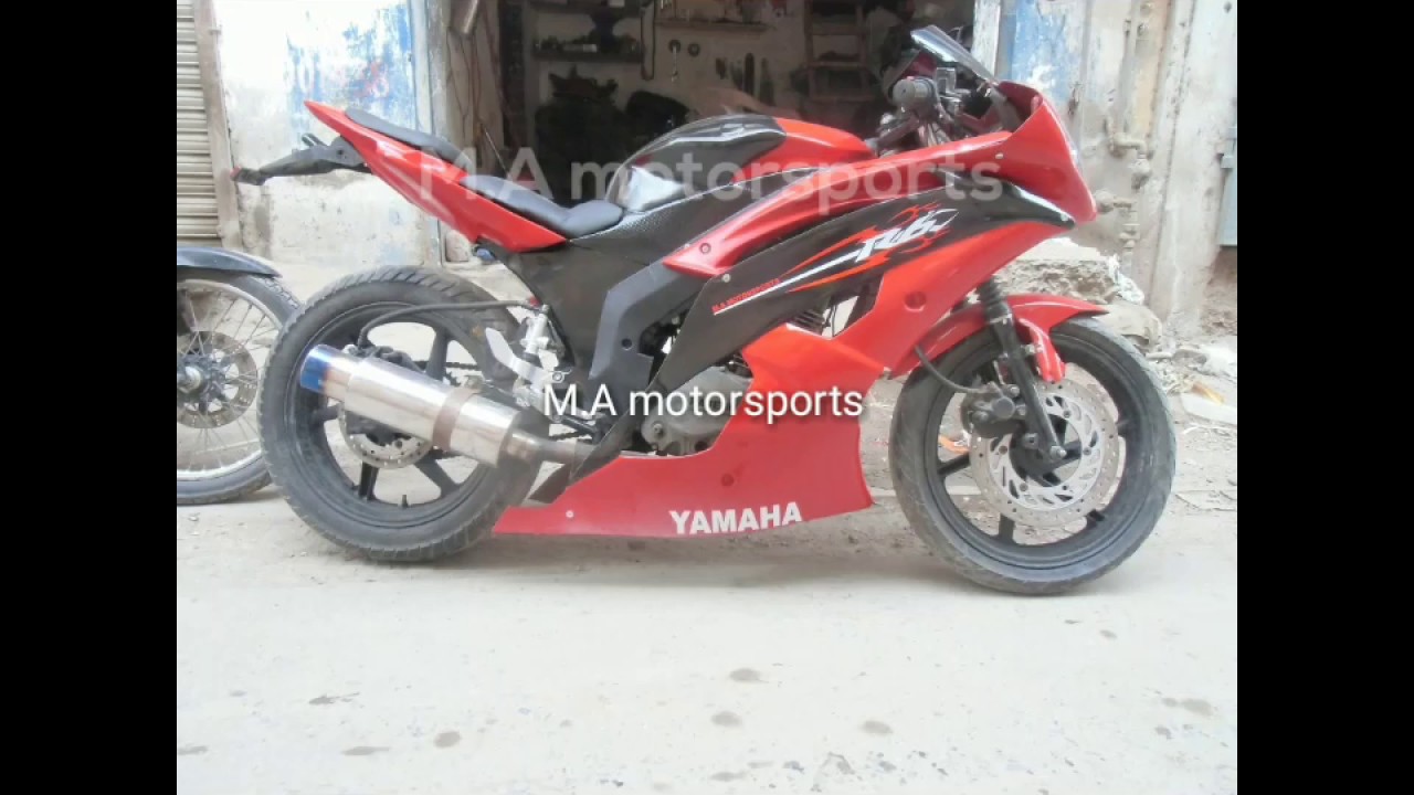 Ravi piaggio 125cc modify in to yamaha R6 - YouTube