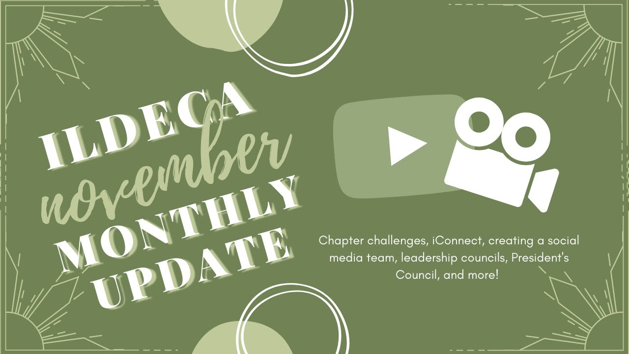 Illinois DECA November Monthly Update - YouTube