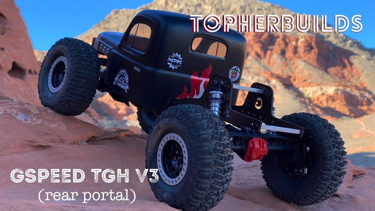 GSpeed TGH V3 - Rear Portal | Topher Builds | RC Crawling - YouTube