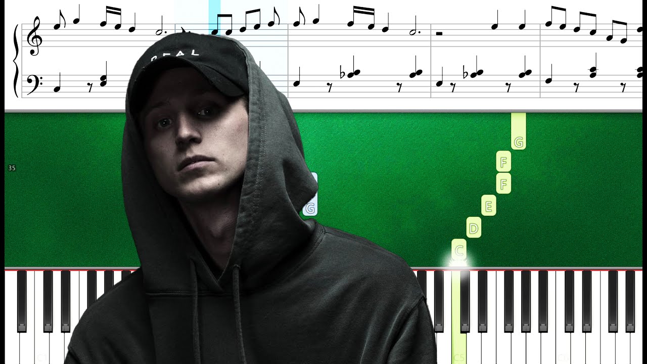 NF - DRIFTING (Piano Tutorial Sheets) - YouTube