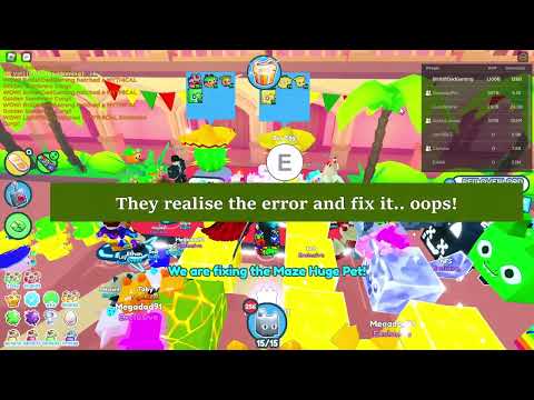 Pet Sim X - Fiesta Maze Update Error - YouTube