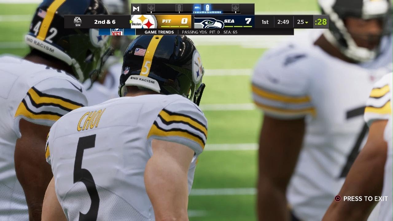 Madden NFL 2033 Franchise Week 3 Pittsburgh (2-0) at Seattle (2-0 ...