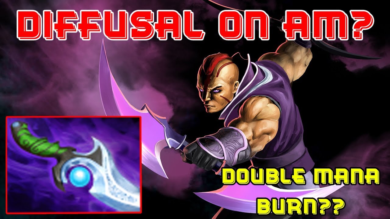 Does diffusal blade on Anti-Mage work? - YouTube