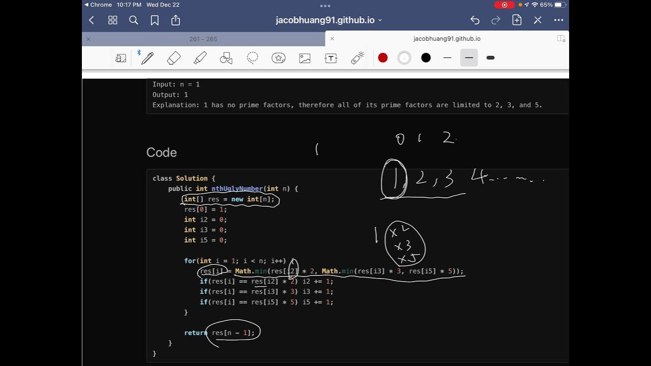 贾考博 LeetCode 264. Ugly Number II - 丑数多作怪 - YouTube