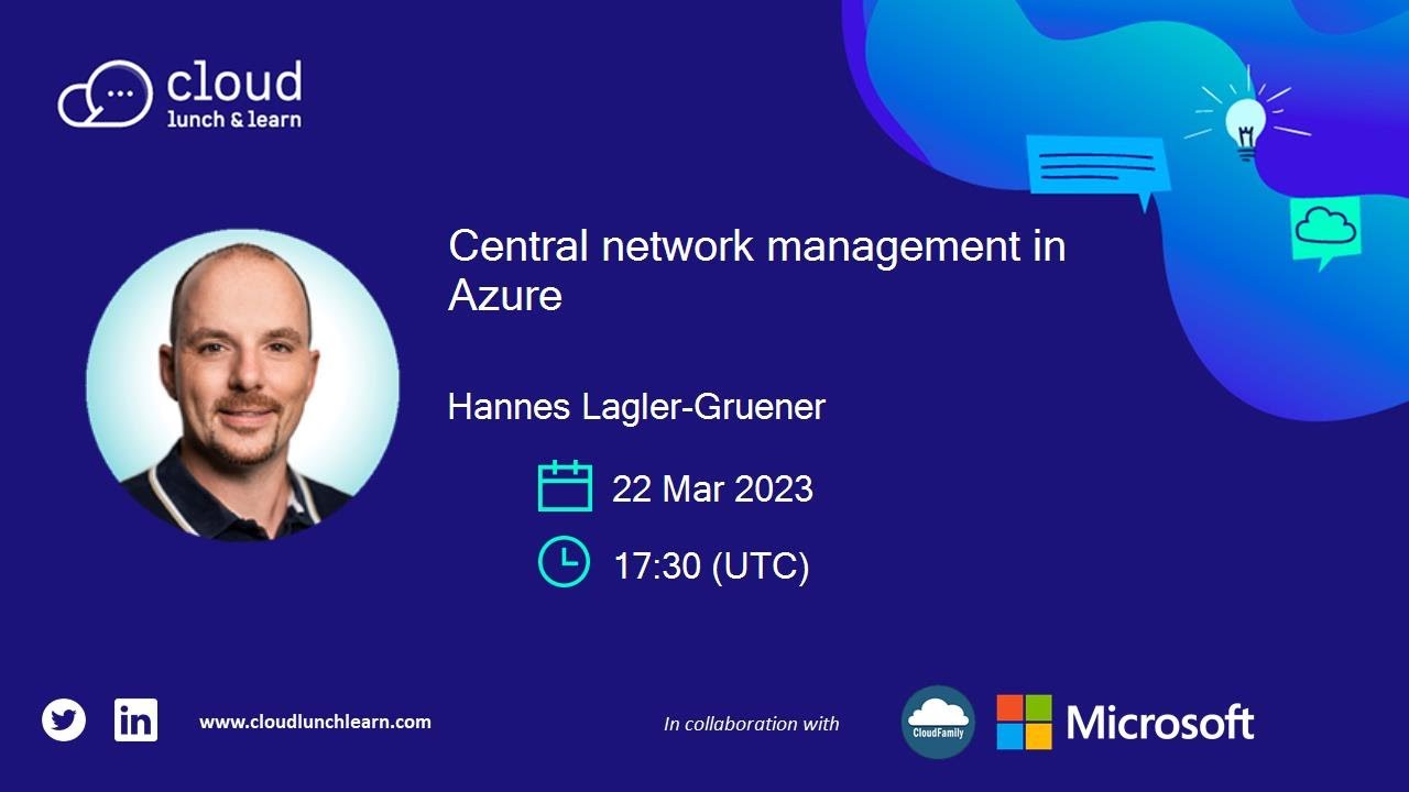 Central network management in Azure - YouTube