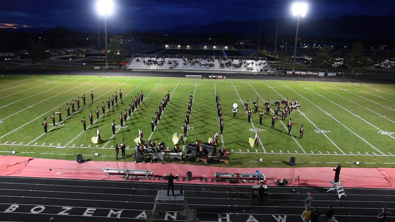 Bozeman High School Marching Band 9/13/2019 - YouTube