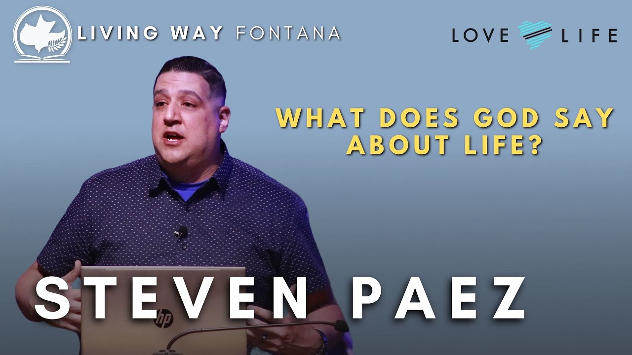 Guest Speaker: Steven Paez // What does God say about life? // 3-03-24 ...