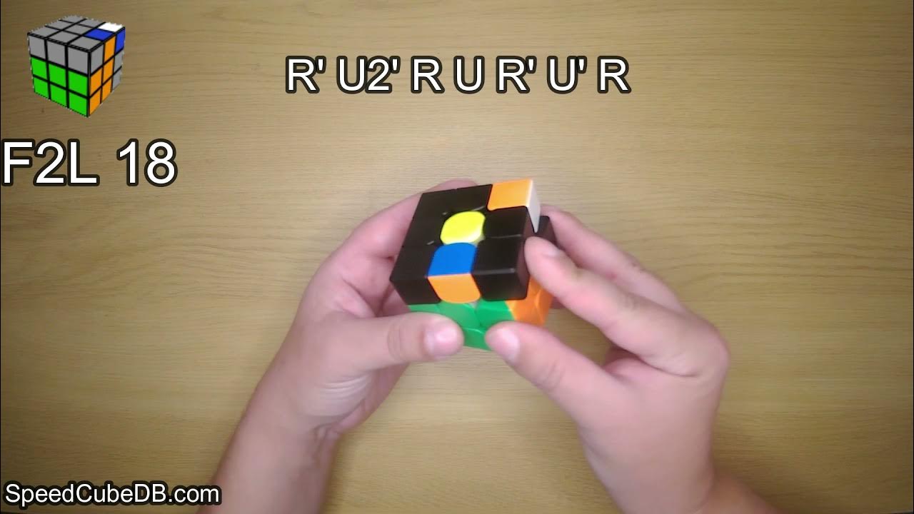 F2L Algorithms, BR Slot - F2L 18 - YouTube