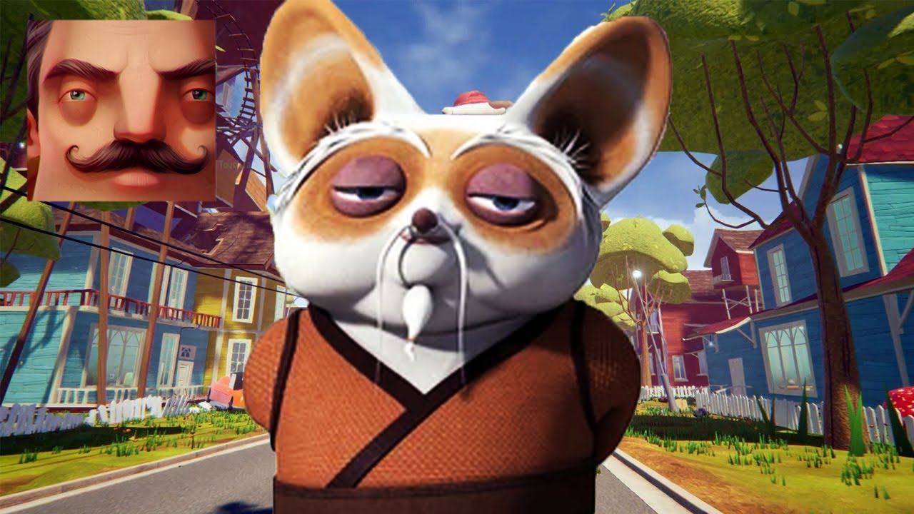 Hello Neighbor - My New Neighbor Kung Fu Panda Master Shifu History ...