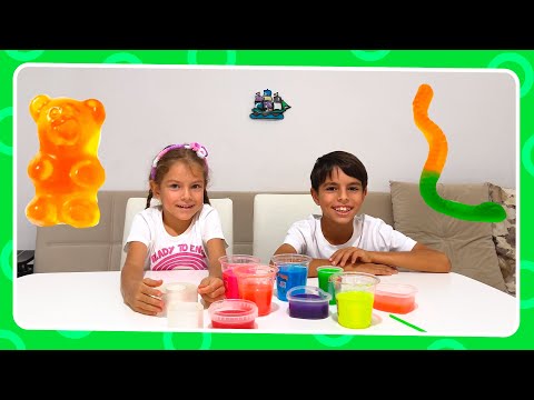 Çocuklar için Squishy Oyuncaklar Yapmak Çok Eğlenceli! Emir Ela