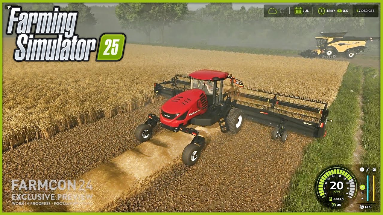 MACDON PACK ADDS SWATHING TO FS25! | Farming Simulator 25 Gameplay ...