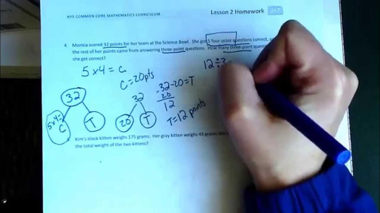 EngageNY Module 7 Lesson 2 Part 2 - YouTube