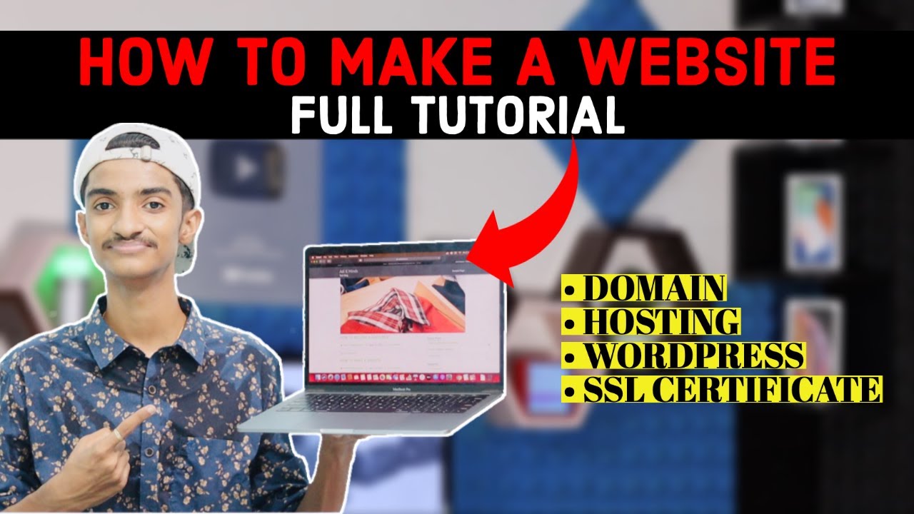 HOW TO MAKE A WEBSITE | FULL TUTORIAL FOR BEGINNERS @AdiKMinds - YouTube
