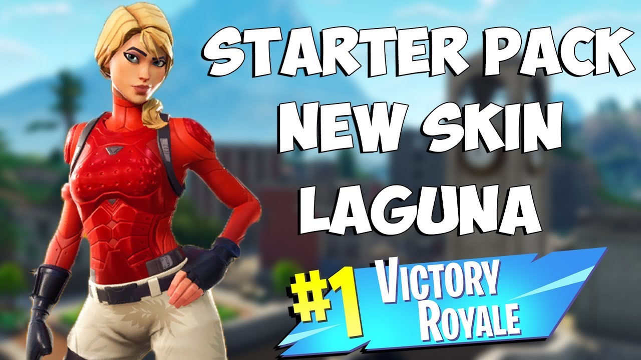 Landing in Tilted Tower with The New "Laguna" Starter Pack Skin ...
