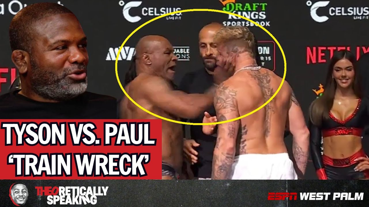 Mike Tyson slaps Jake Paul ahead of fight | Din Thomas says there's ONE ...