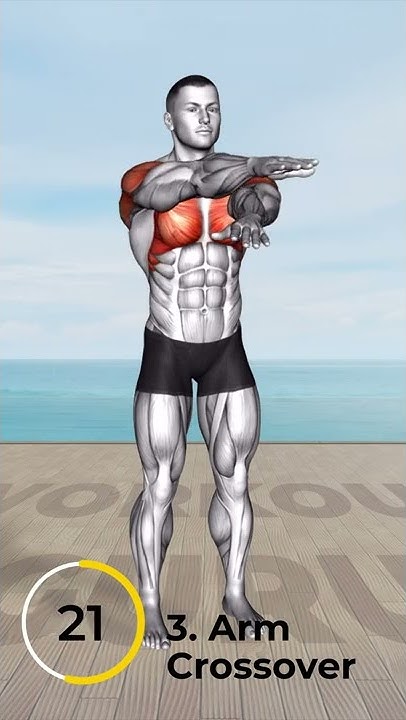 Morning Warm Up 🌅 Exercise #3 of 12 - Arm Crossover - YouTube