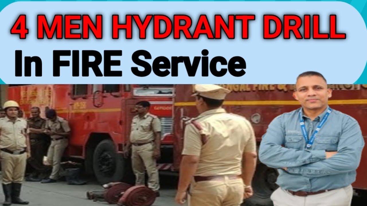 4 MEN HYDRANT DRILL IN FIRE SERVICE🔰( क्या अन्तर है 3 and 4 Men Hydrant ...