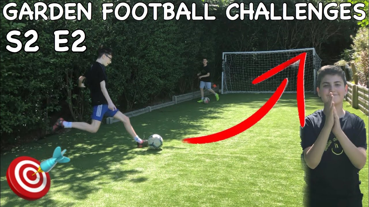 GARDEN FOOTBALL CHALLENGES S2 #2 - YouTube