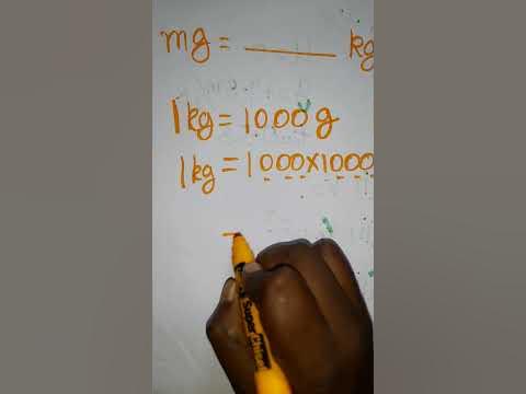 mg to kg - YouTube