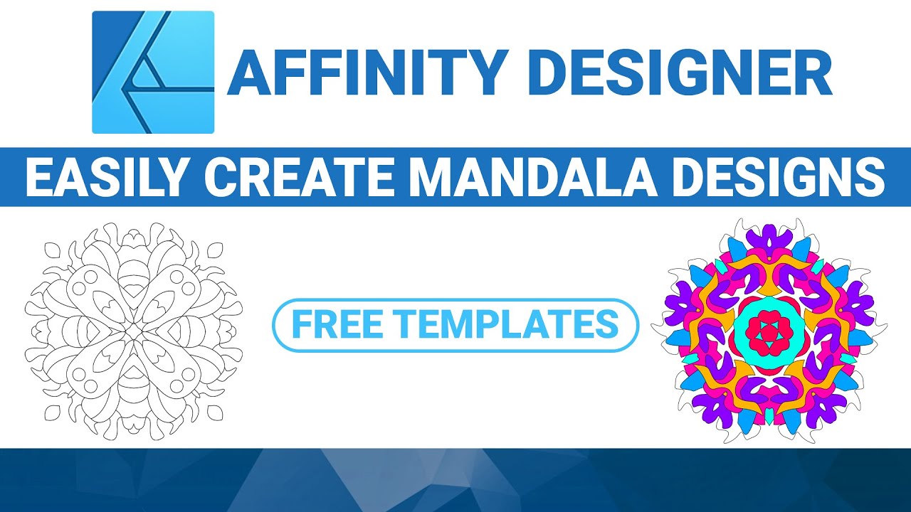 Affinity Designer | Easily Create Mandala Designs - YouTube