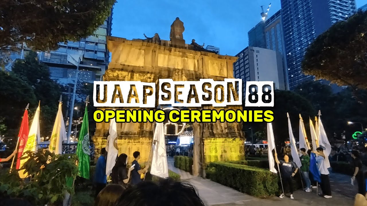 Epic UAAP Season 88 Opening Ceremony! UAAP Schools gather at UST! Go ...