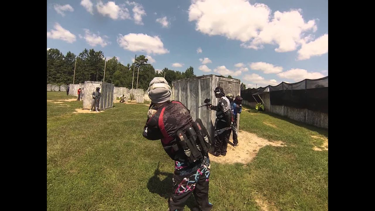 Classic Paintball- Box Game Raise the Flag. HD 720P - YouTube