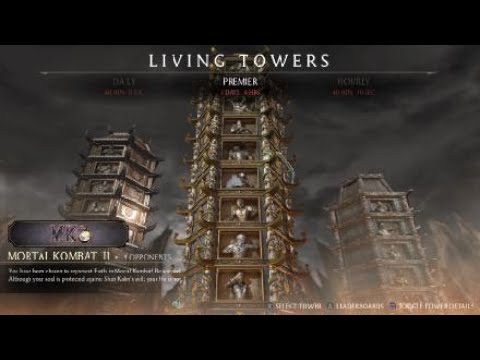 Mortal Kombat XL dragon fangs Goro mk3 living tower gameplay - YouTube