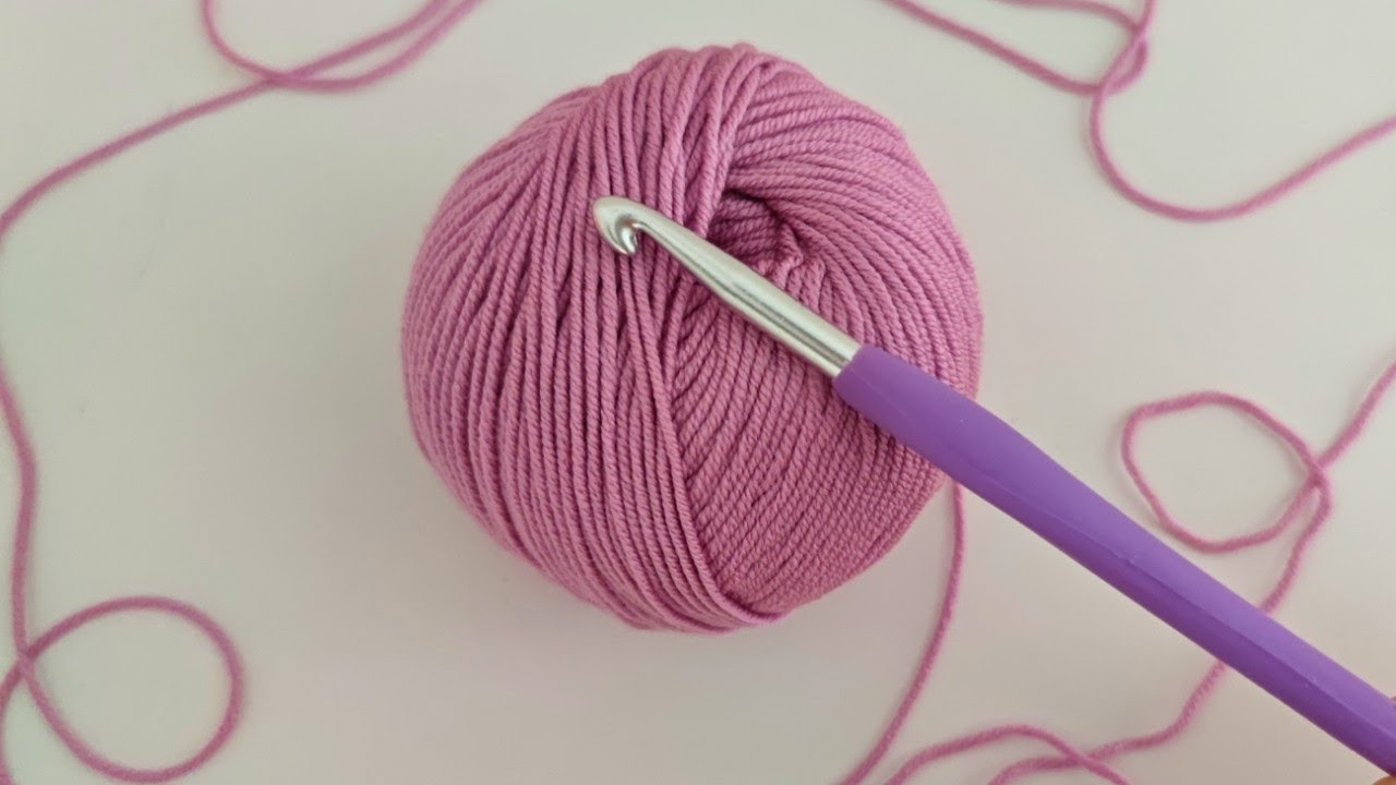 never stop trying the 2 row crochet pattern. crochet stitch - YouTube