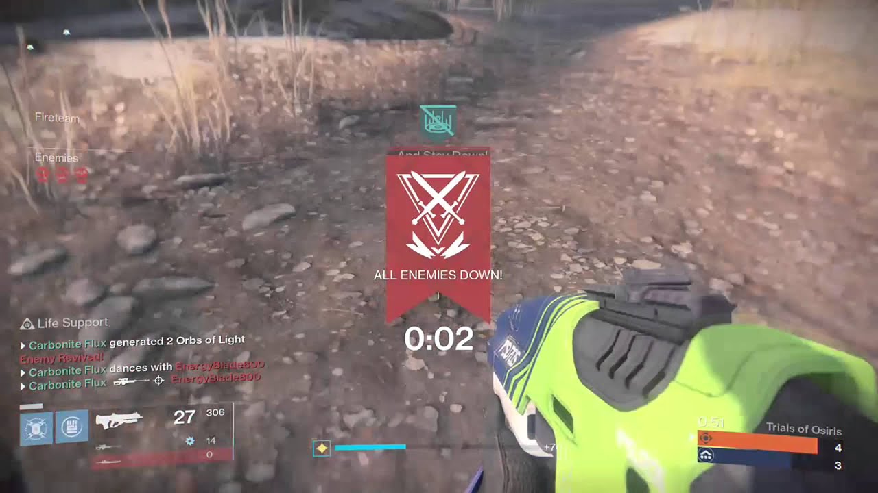 RESTRAINED: A Destiny PvP Dualtage: Carbonite Flux & Call me War - YouTube