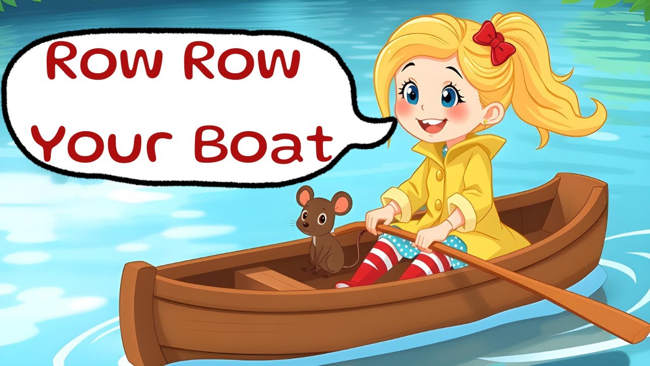 Row Row Row Your Boat with Lyrics | The PERFECT Bedtime Nursery Rhyme ...