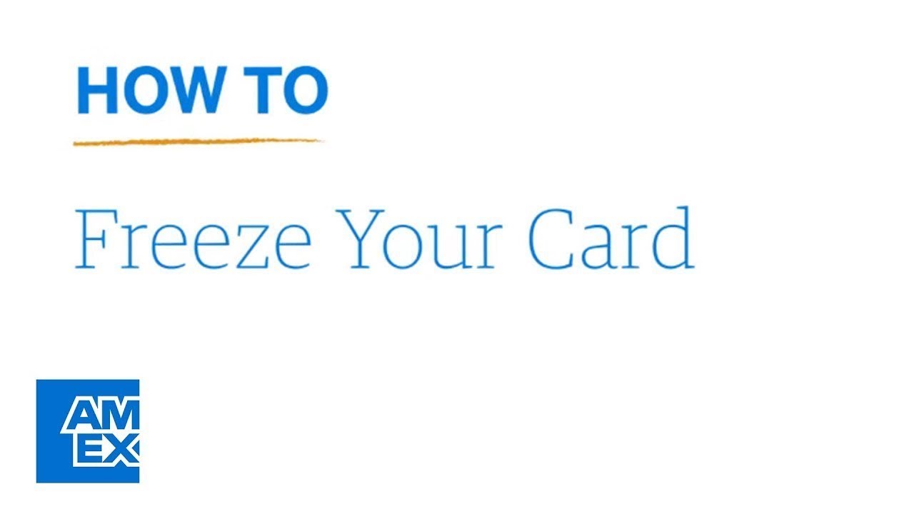 Learn How To Freeze your Card: AmericanExpress.com | American Express ...
