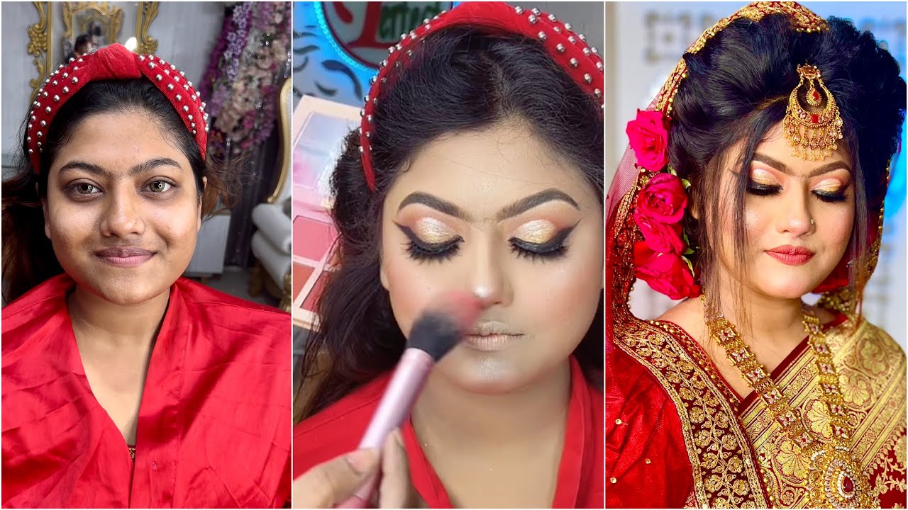 Real Bridal Makeover at Ramadan Month by Wahida Islam ||Makeup Tutorial ...