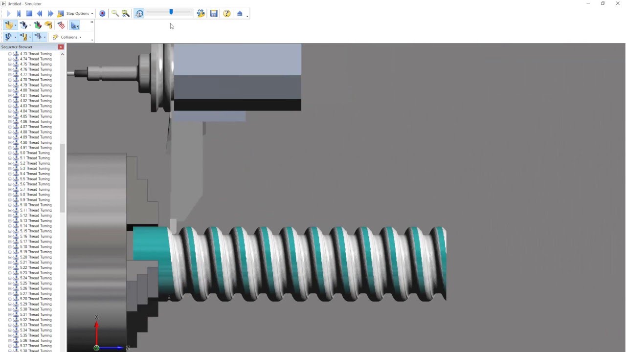 Edgecam Rope Threading - YouTube
