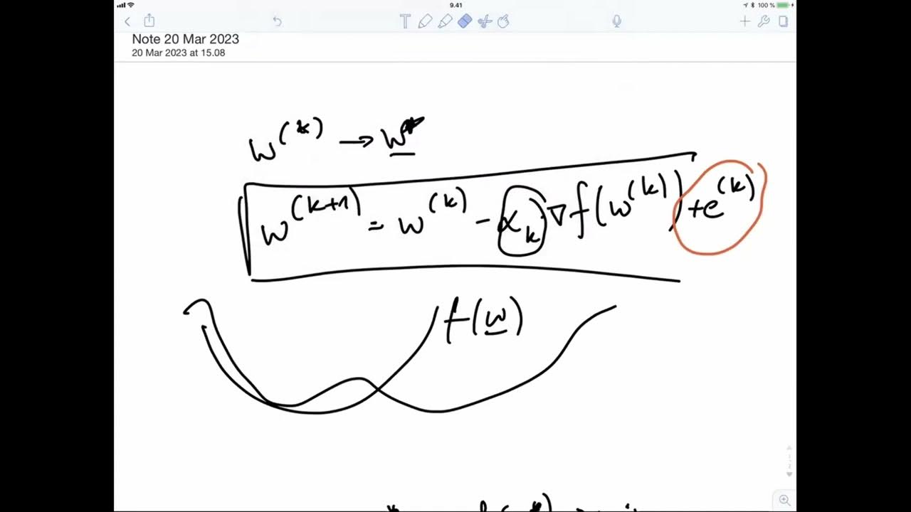 CS-E4740 Perturbed Gradient Descent - YouTube