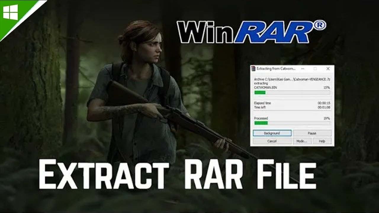 How to Extract Winrar file in Any Pc Games / Tamil - YouTube
