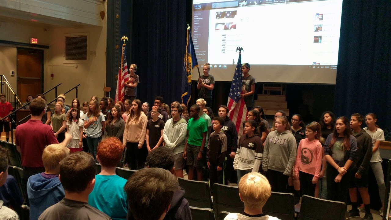 The Star-Spangled Banner - Collingswod Middle School Choir - YouTube