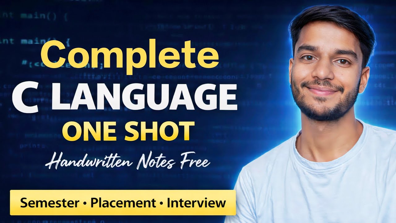 C Language | C Programming | Programming for Problem Solving - YouTube