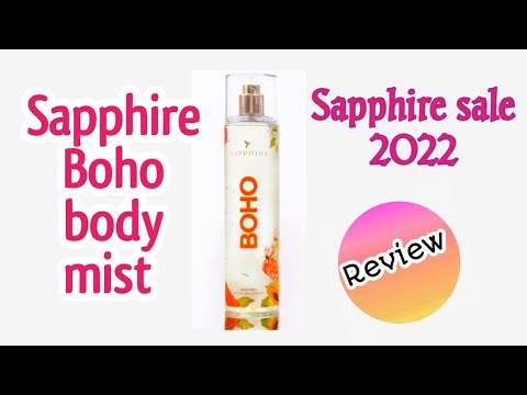 sapphire body mist review || Sapphire Boho body mist || branded body ...