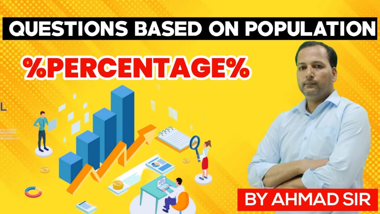 Question based on population |Tricks & Shortcuts | % PERCENTAGE % DAY ...