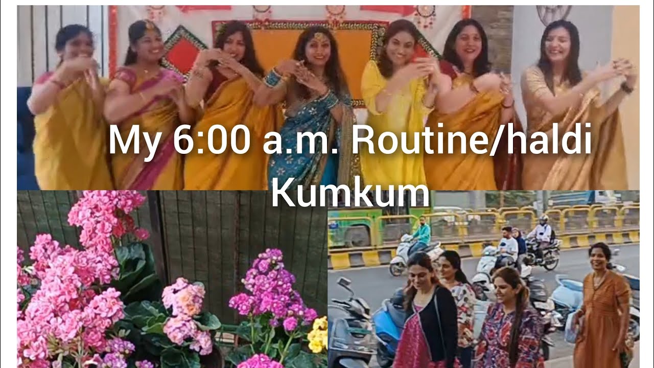 My 6.AM Mindful Morning Routine/Haldi Kumkum/Recipe/Indian Mom ...