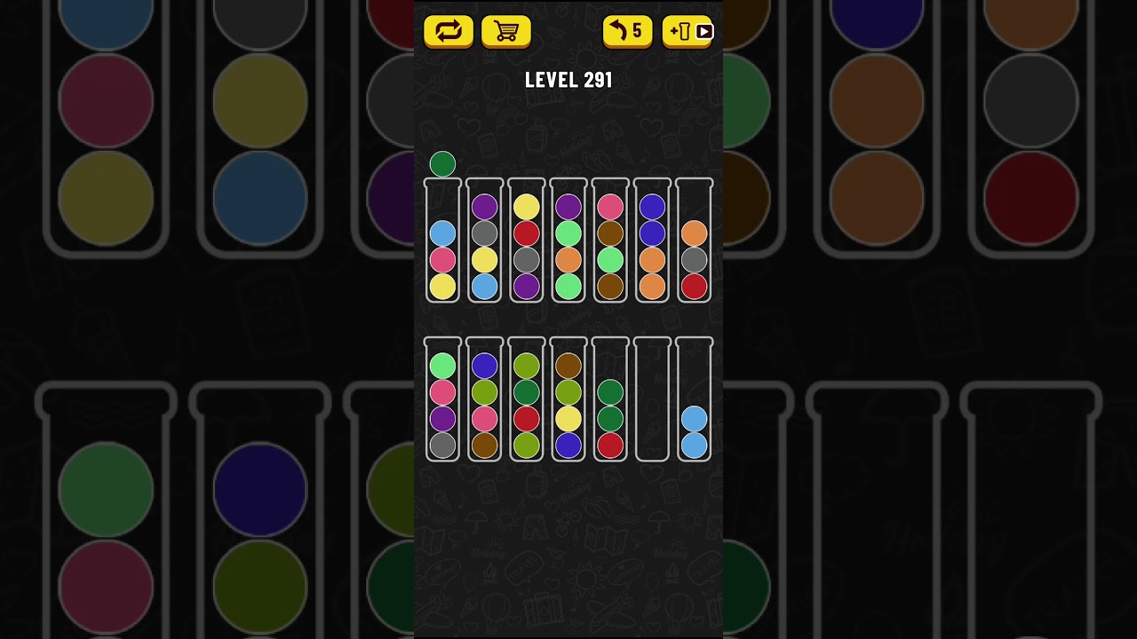 Ball Sort Puzzle - level 291 - YouTube