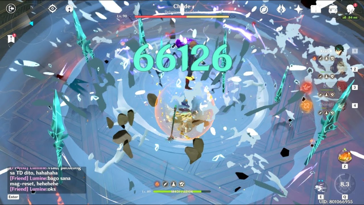 Genshin Impact: C0 Xiao Lv 89 Performance Test with Lv 90 Deathmatch ...