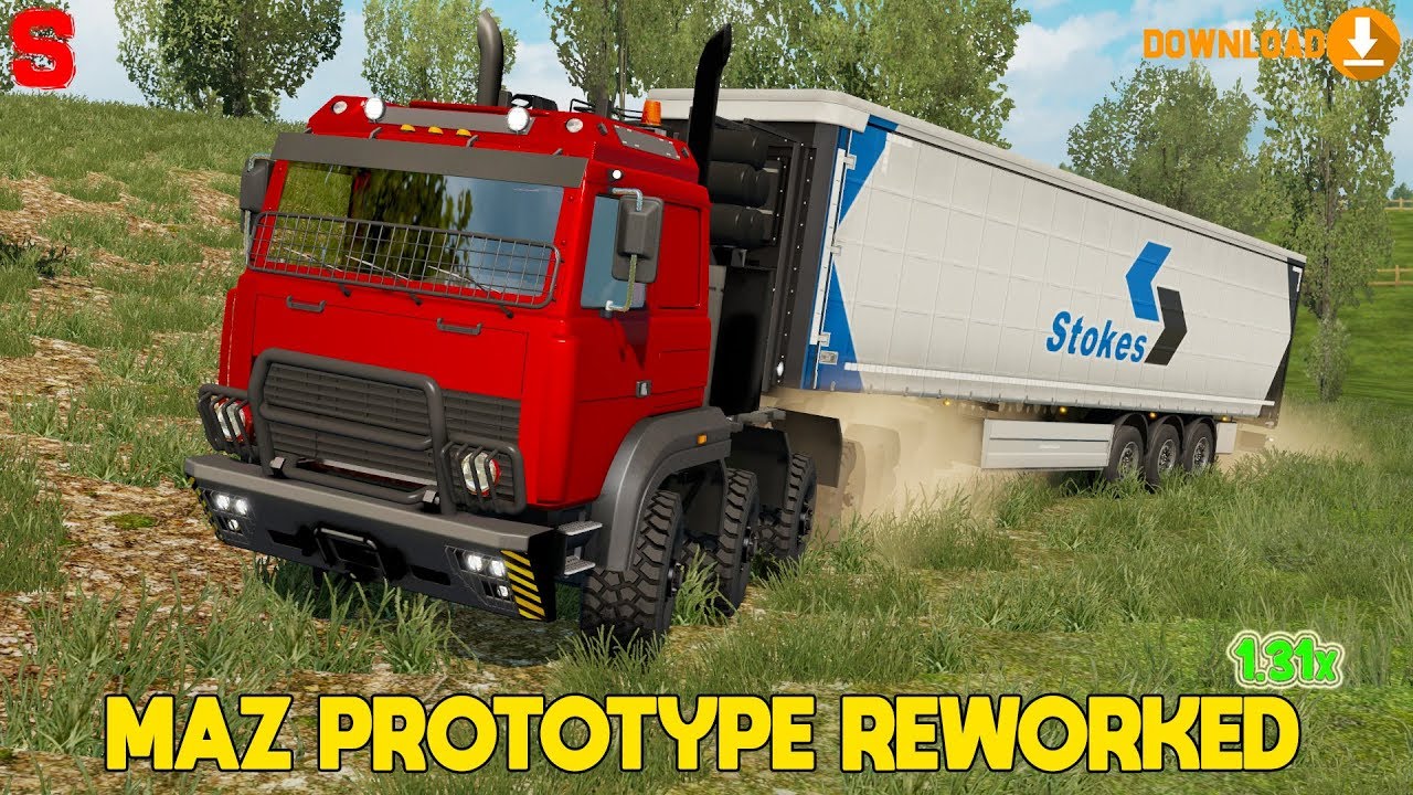 MAZ PROTOTYPE REWORKED [1.31x] - SiMoN3 ETS2 (+download) - YouTube