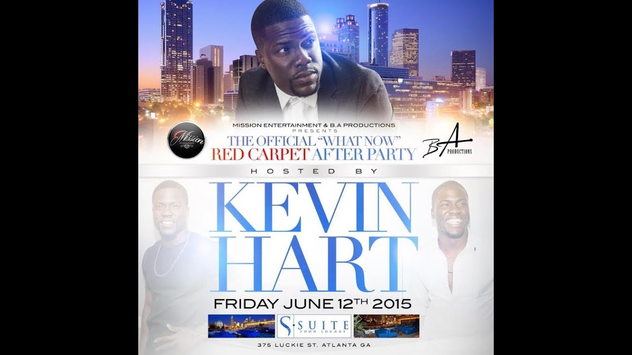 Kevin Hart "What Now Tour" Suite Lounge Red Carpet Recap - YouTube