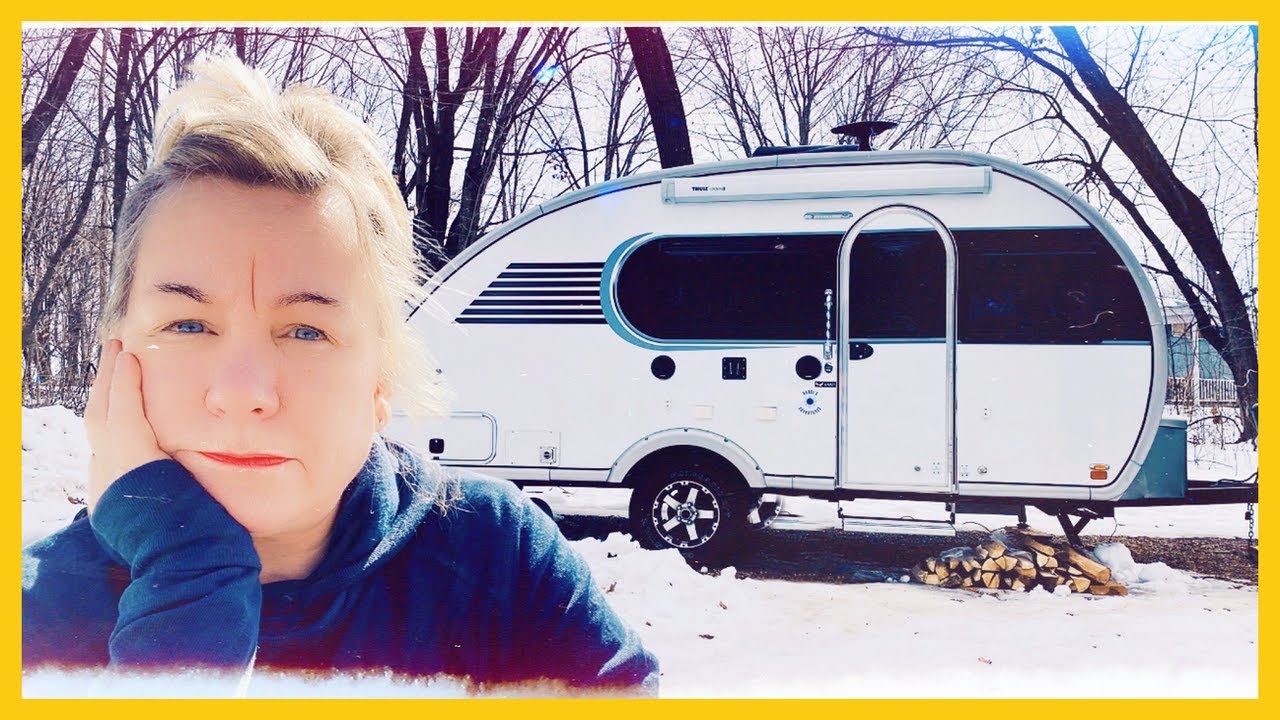 Solo Female Winter RV Camping in Stressful Times 😟 - YouTube