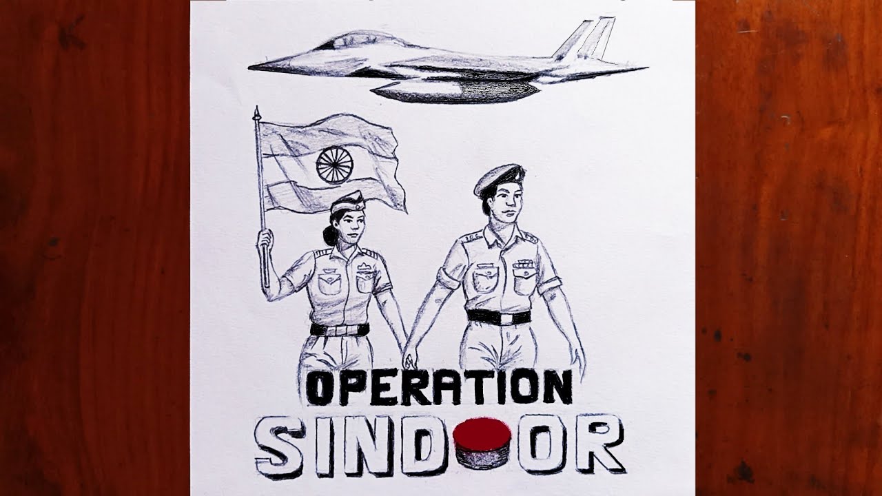 Operation Sindoor Drawing 🇮🇳 beautiful - YouTube