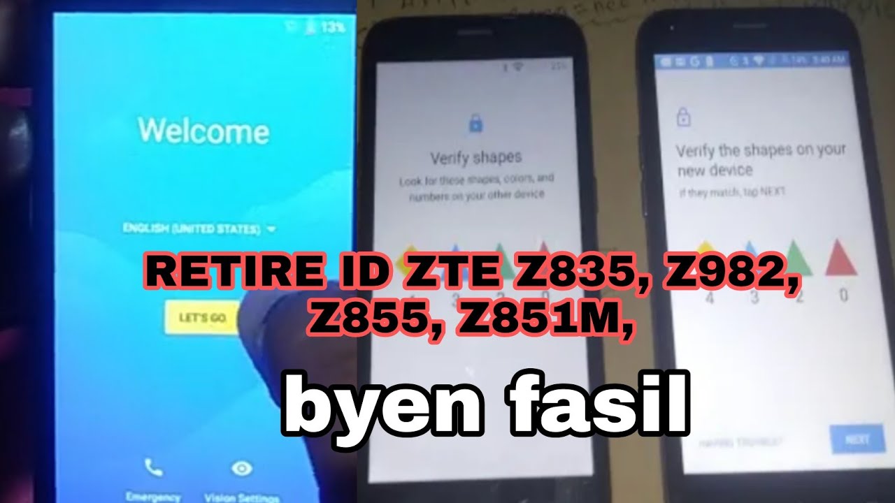 RETIRE ID ZTE Z835, Z982, Z855, Z851M, Z965 #bypass #FRP #ID #google # ...