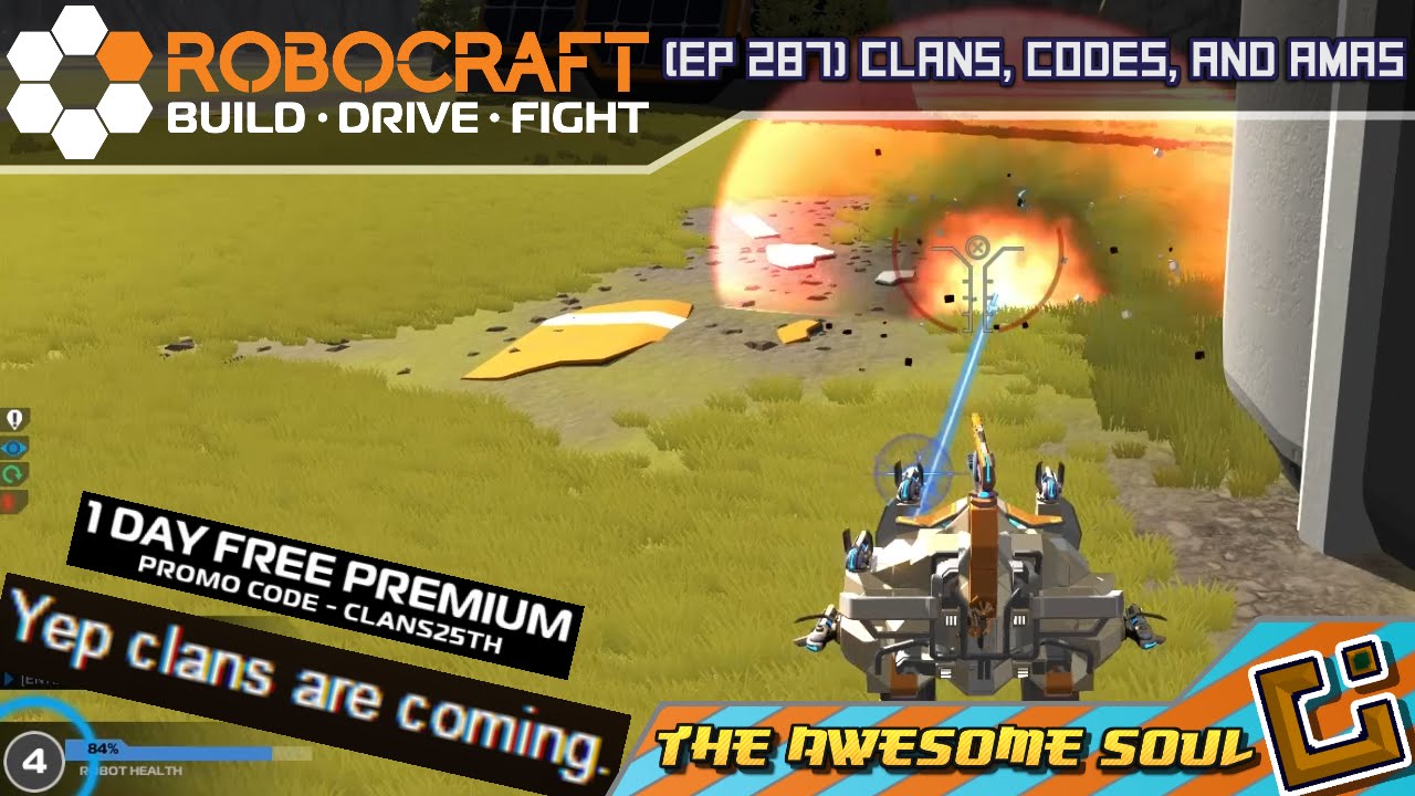 Robocraft (EP 287) Clans, Codes, and AMAs - YouTube