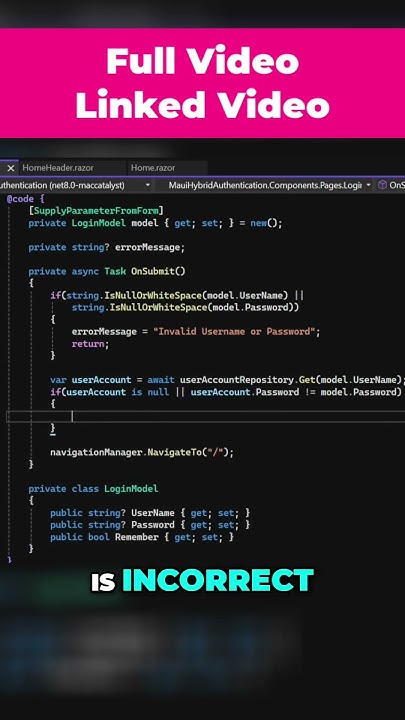 Get READY for Dotnet MAUI Hybrid Login Forms Like a PRO! - YouTube