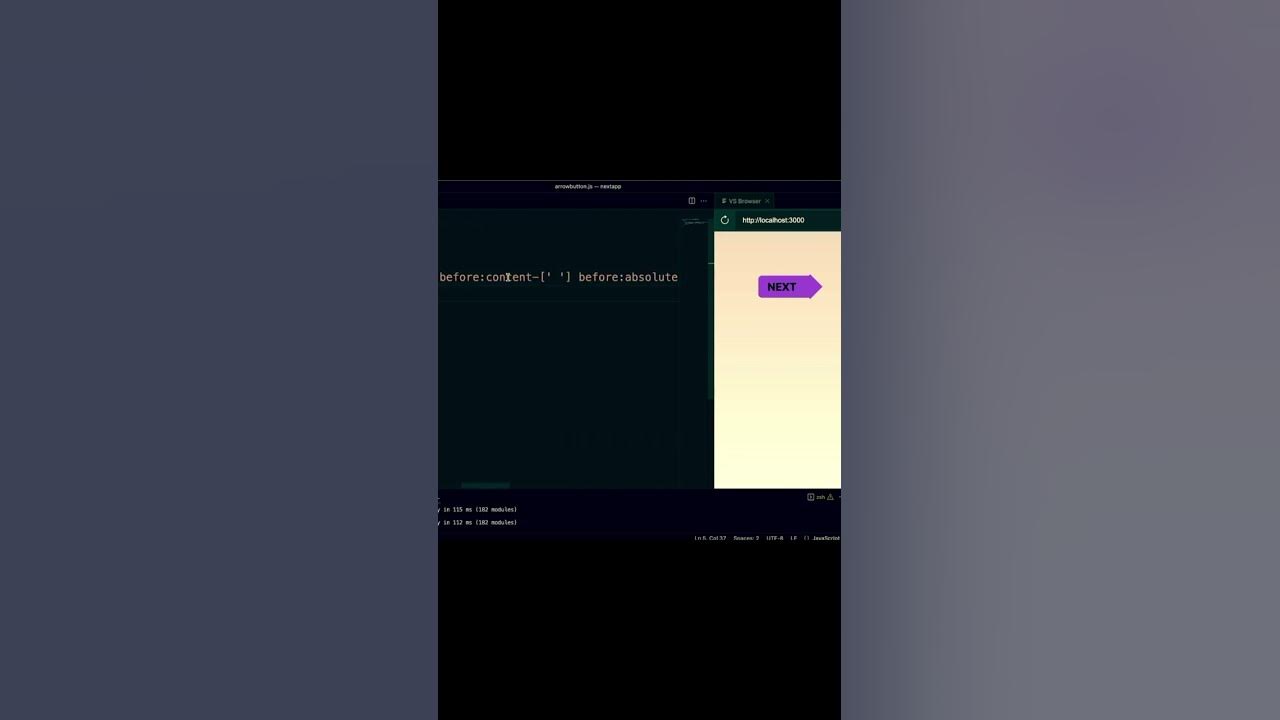 Create Arrow Button Using Tailwindcss In 5 Minutestailwindcss Css3 Android Ios